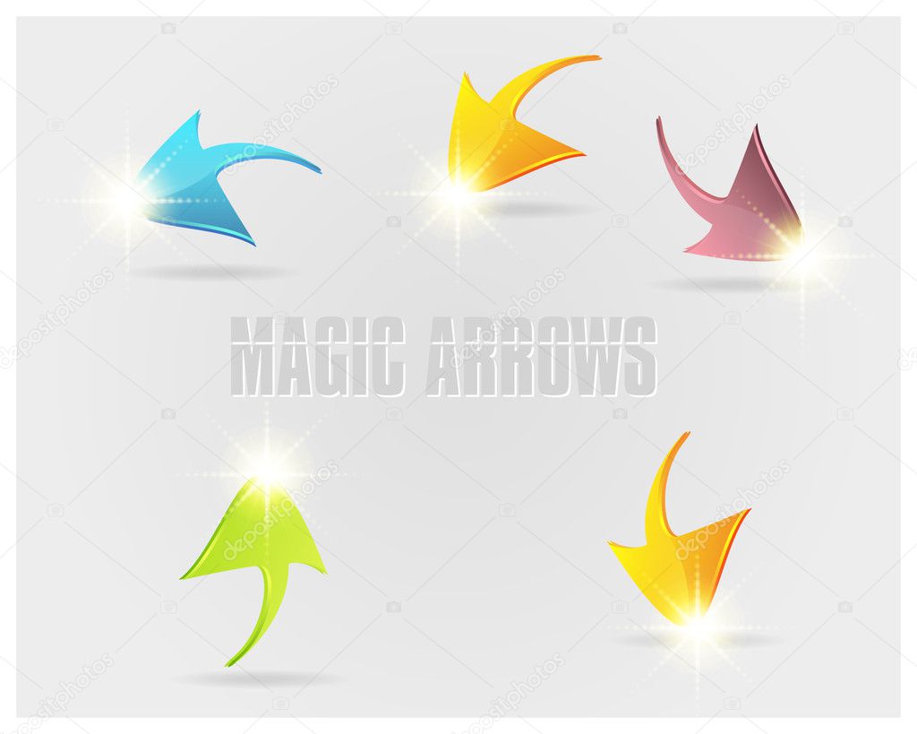 Magic arrow - vector design elements Stock Vector Image by ©VectorWeb ...