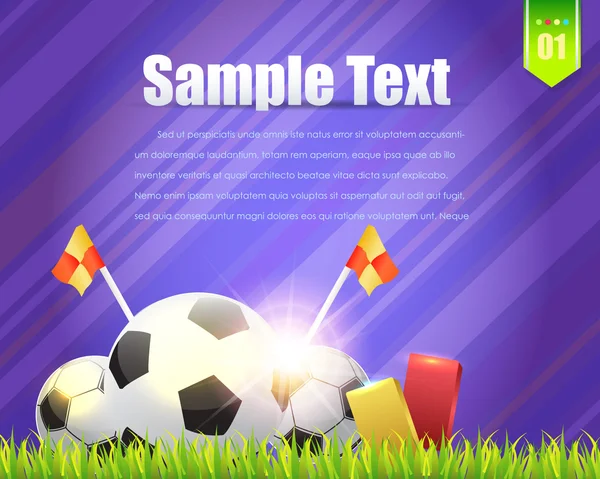 Football Background Template Vector Design Stock Vector by ©VectorWeb ...