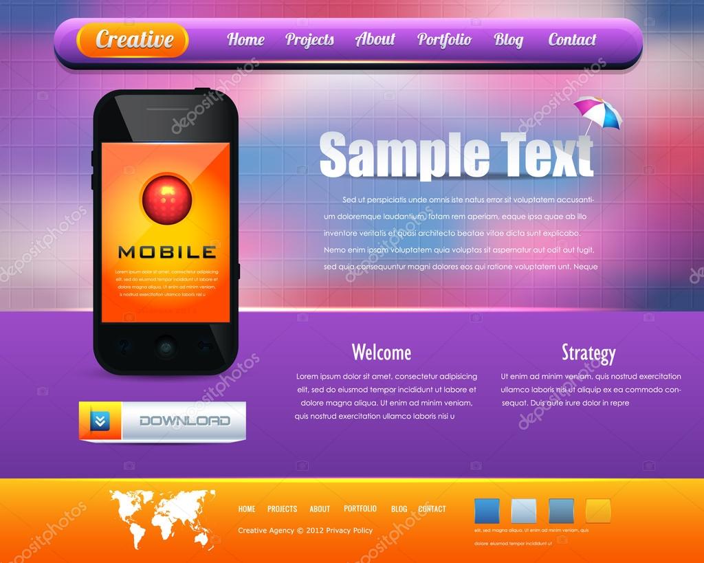 Web Template Vector Design — Stock Photo © VectorWeb #39699757