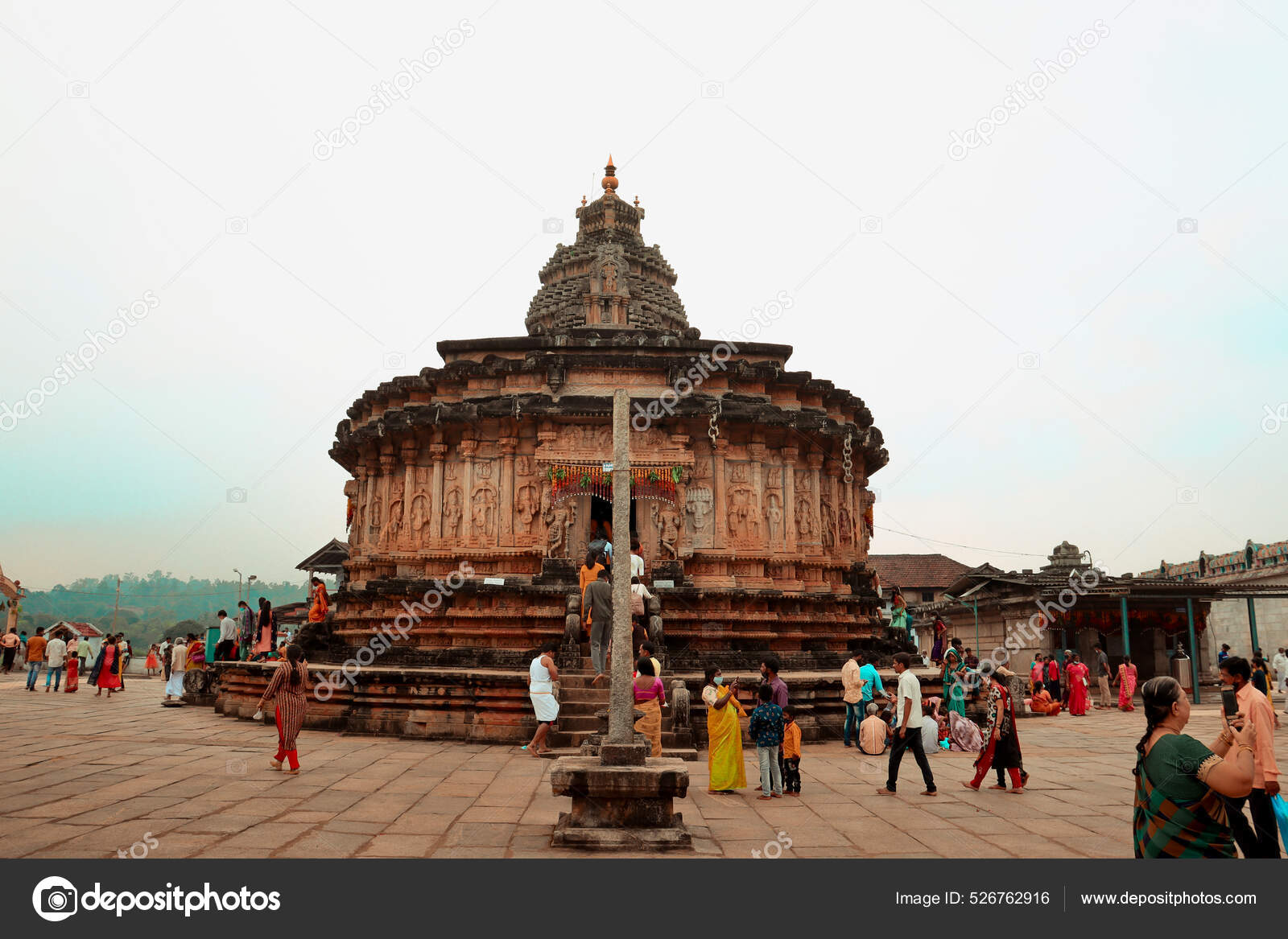 Sringeri Karnataka India October 2021 Sharada Sharadamba Temple Day ...