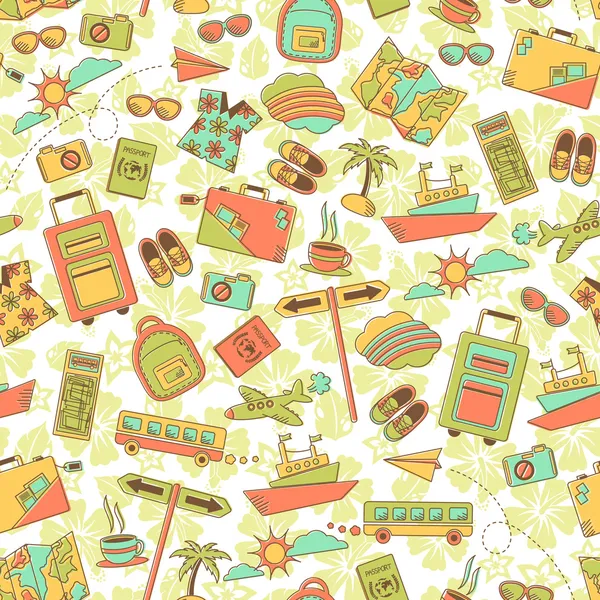 Travel pattern Vector Art Stock Images | Depositphotos