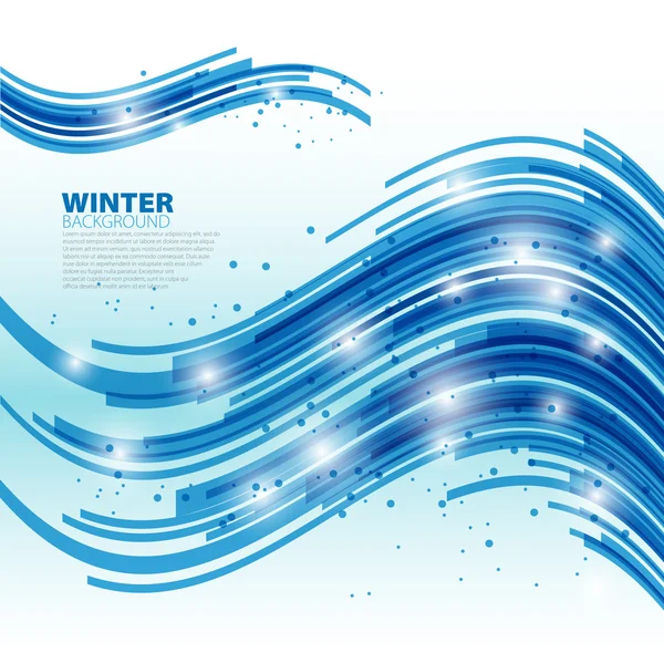 Blue wave abstract lines background - Spring theme - Stock Image ...