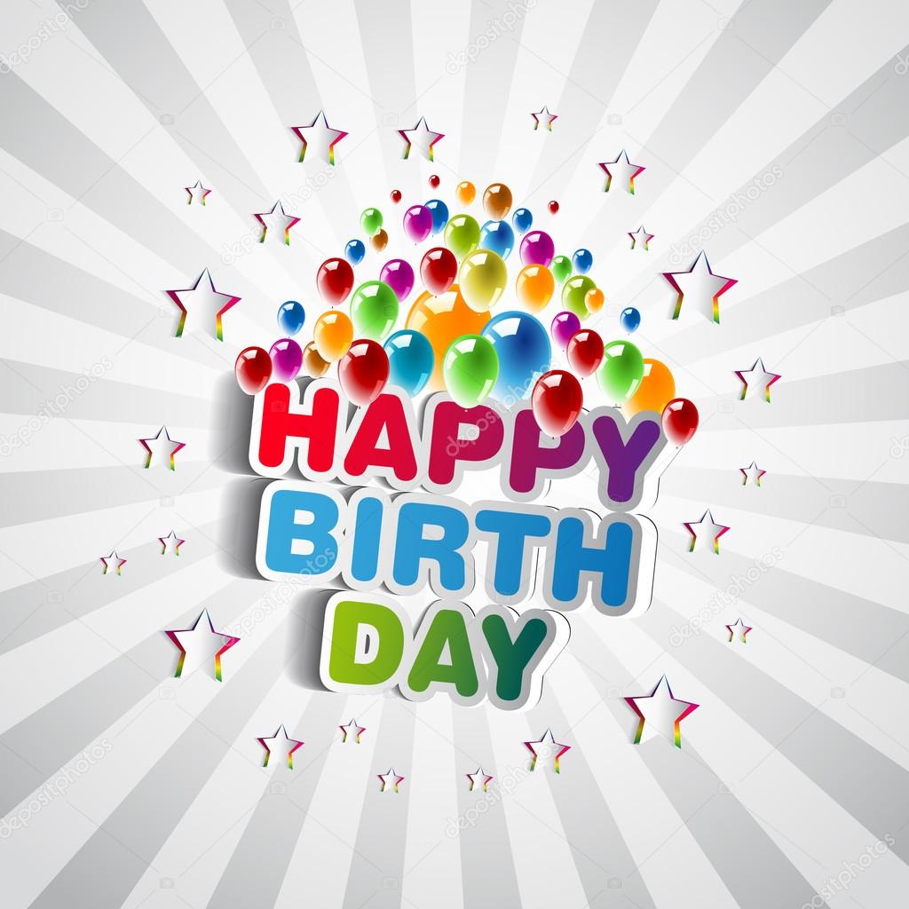 Happy Birthday Greeting Card — Stock Photo © matju78 #24861405