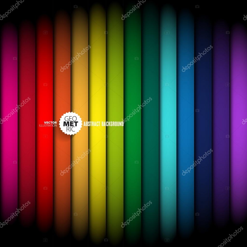 Rainbow abstract glowing background. Vector illustration Stock Vector ...