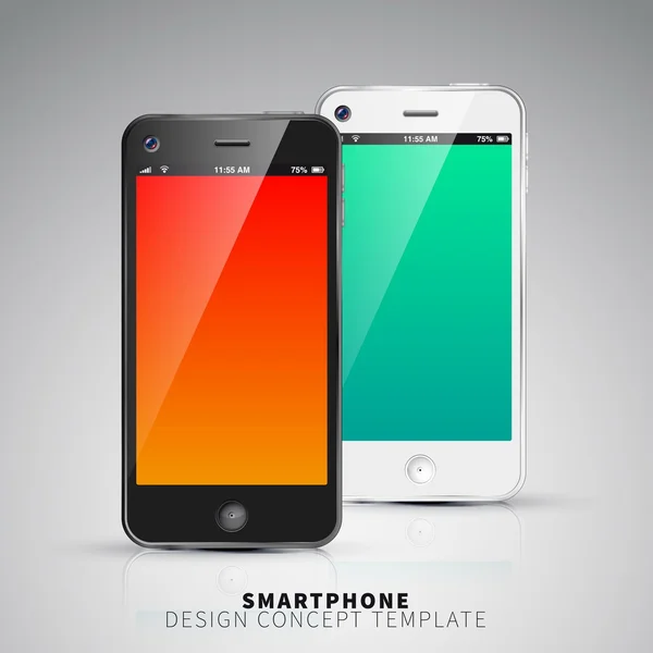 Smartphones design template Stock Vector Image by ©matju78 #42041635