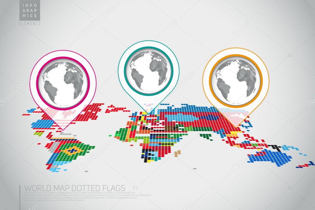 Infographics World Map Stock Vector Image By ©matju78 48845641