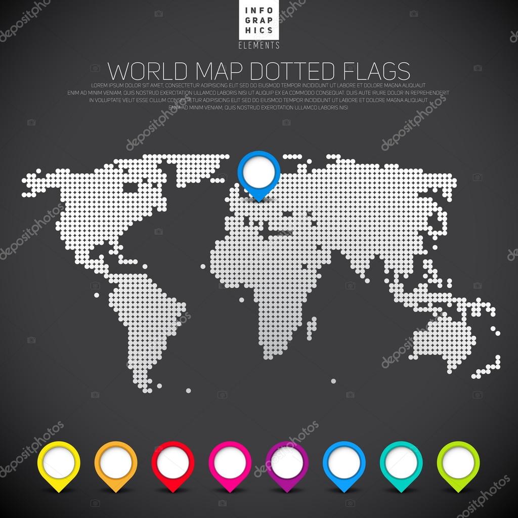 Dot dark World maps Stock Vector Image by ©matju78 #51639897