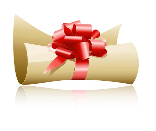 Scrolls with a bow Stock Vector Image by ©Nataly-Nete #3921072