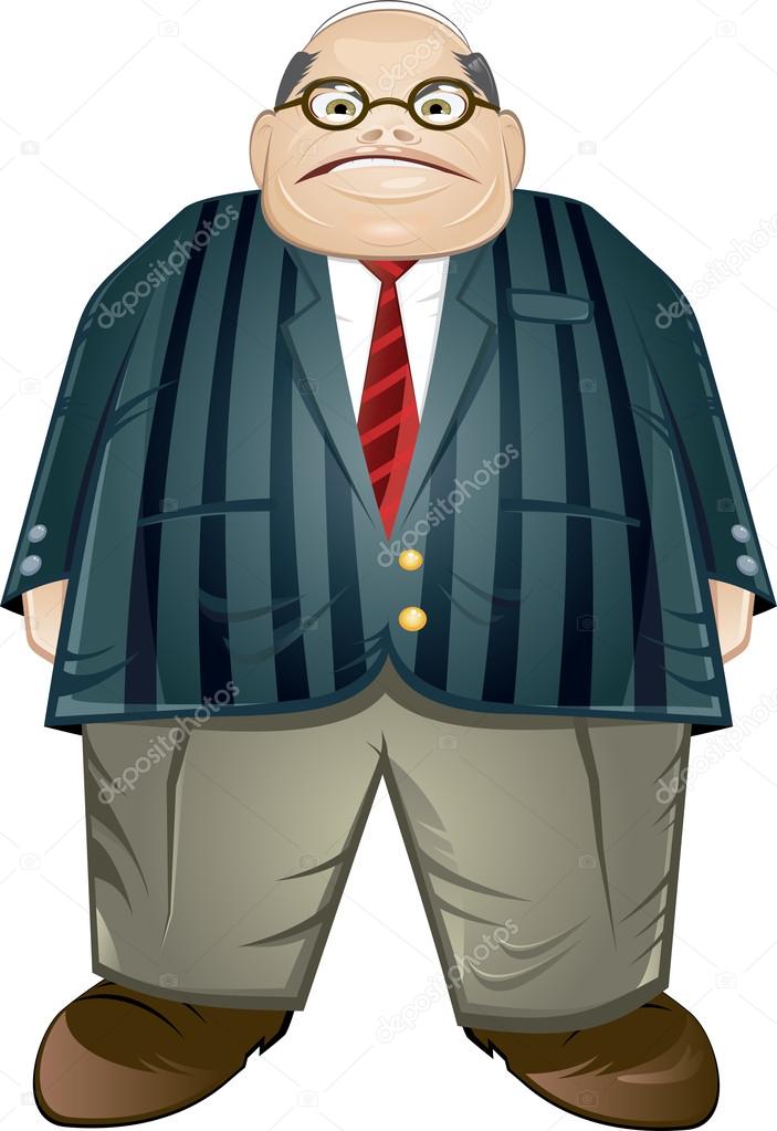 Angry cartoon chief Stock Vector Image by ©shockfactor.de #12038922
