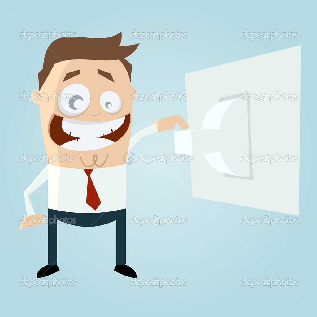 Hombre de dibujos animados cambiando Vector de stock por ©shockfactor ...