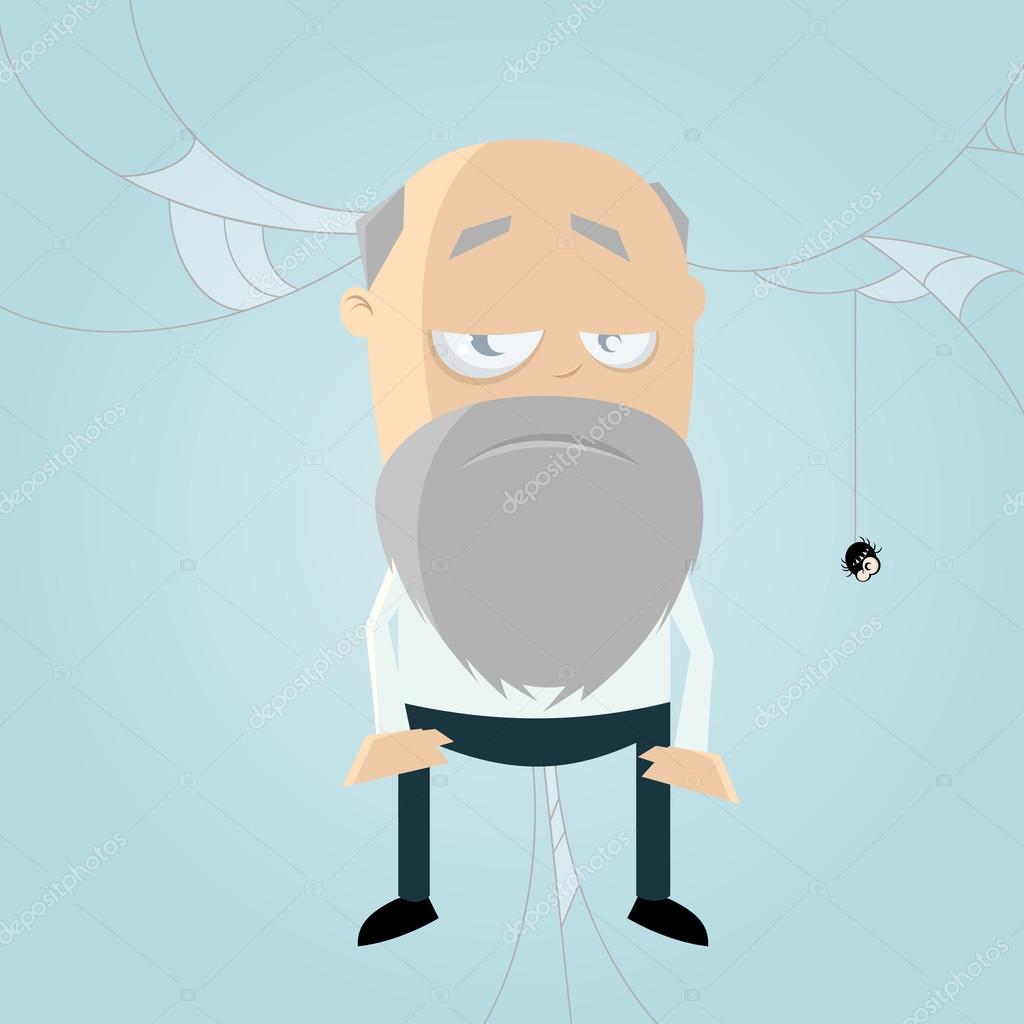 Retraso hombre de dibujos animados 2024