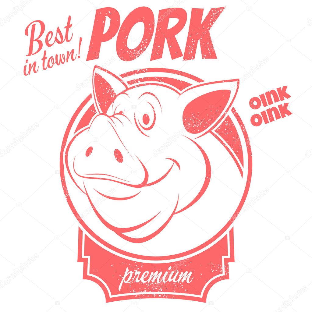 Best pork sign Stock Vector by ©shockfactor.de 42797163