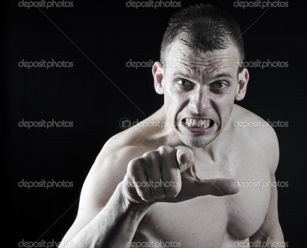Angry man Stock Photo by ©Mactrunk 26042161