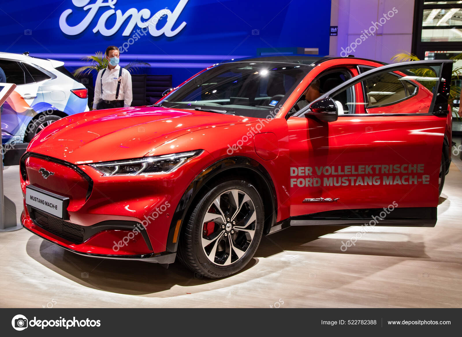 Ford Mustang Mach Electric Suv Car Showcased Iaa Mobility 2021 Stock Editorial Photo © Foto
