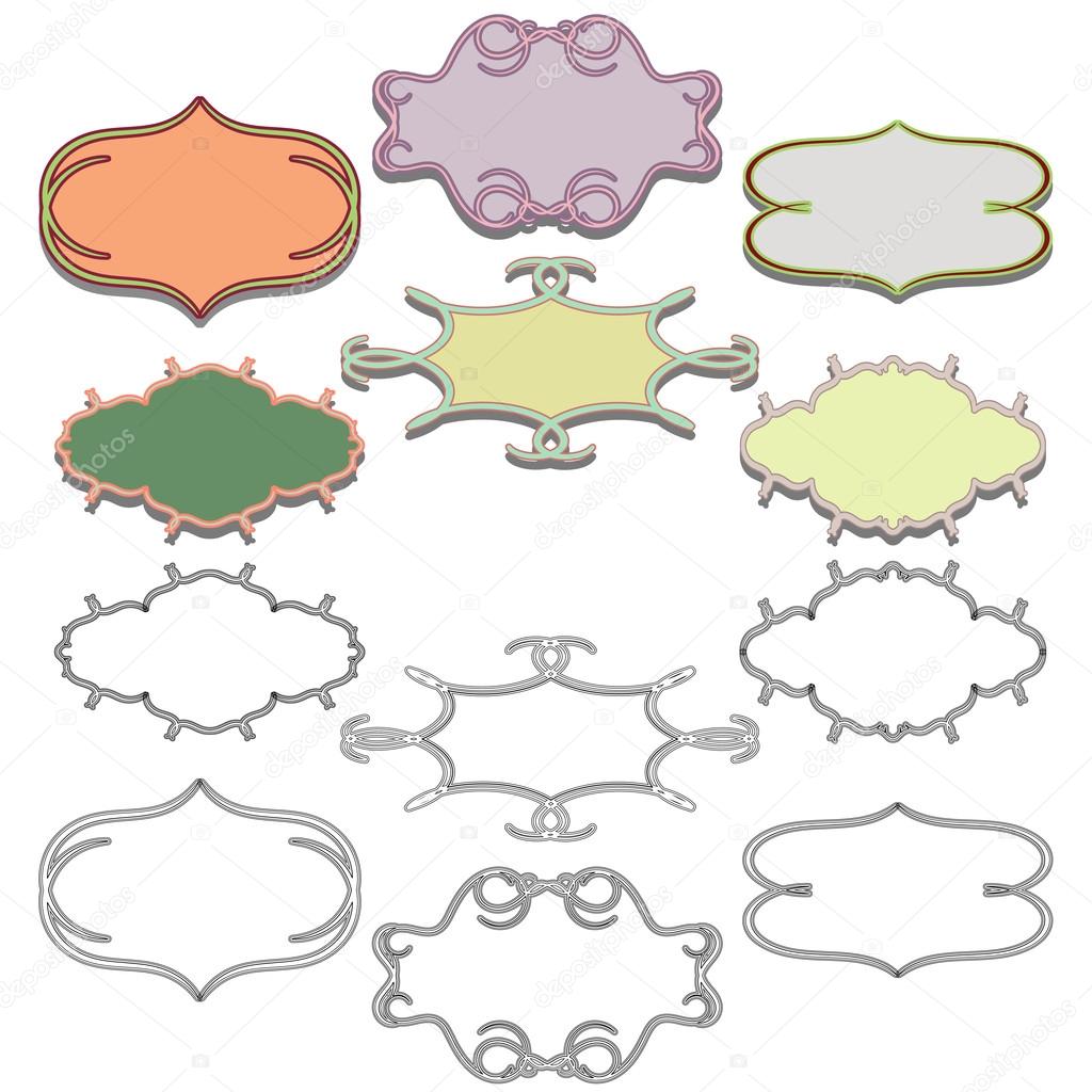 Viñetas vintage Vector de stock #22097539 de ©Iricat