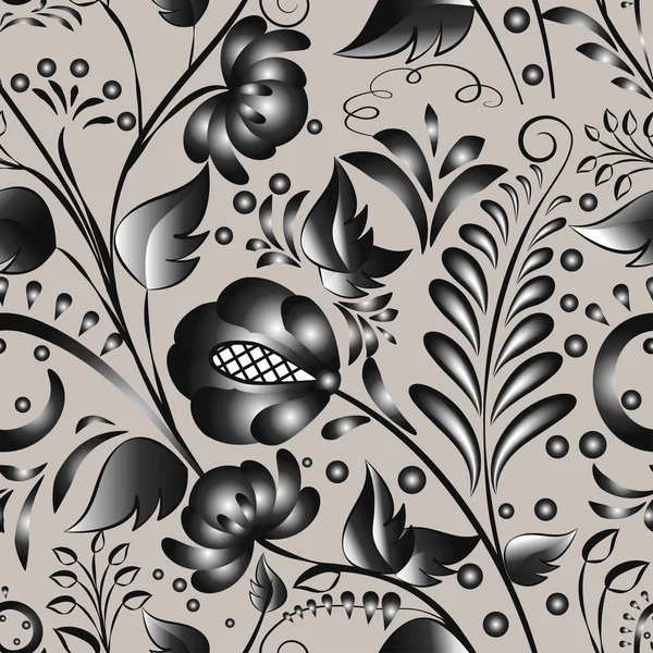 Gray floral Vector Art Stock Images | Depositphotos