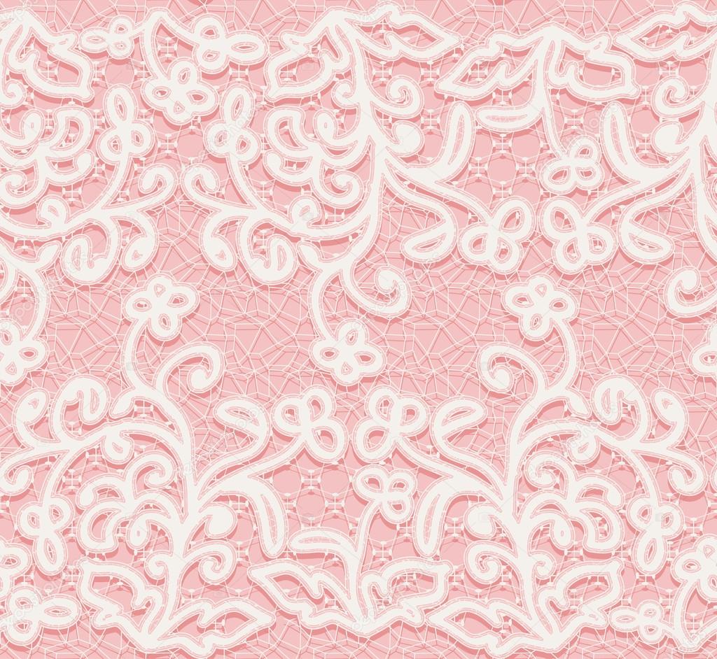 Seamless pink and white lace pattern. Stock Vector Image by ©Iricat ...