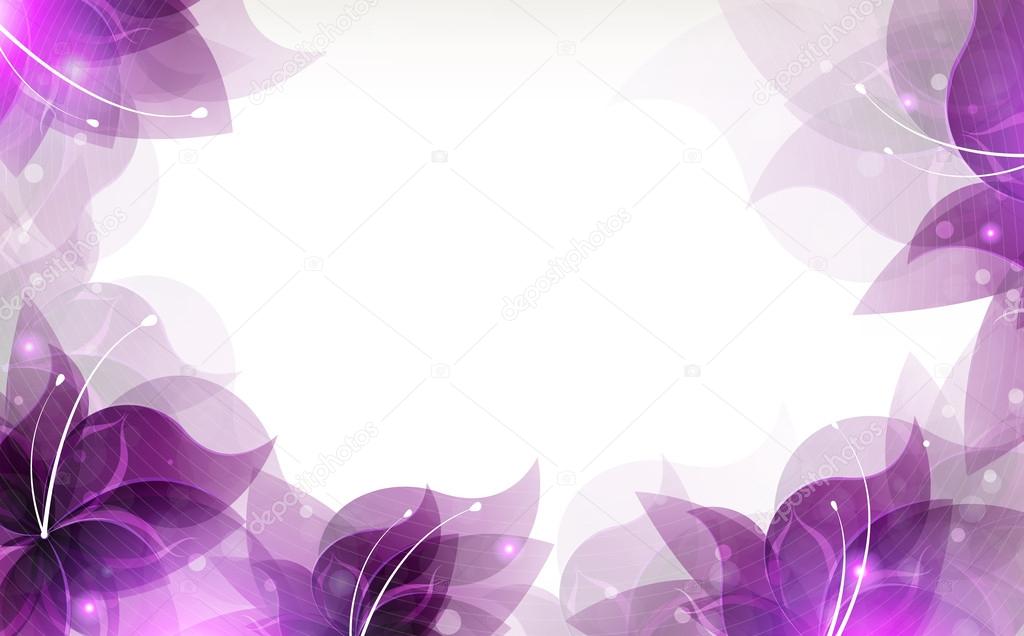 Fondo de flores lila Vector de stock por ©stekloduv 29319335