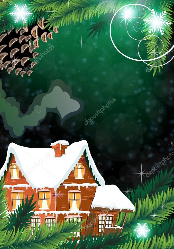 Christmas House. Stock Vector Image by ©stekloduv #37426699