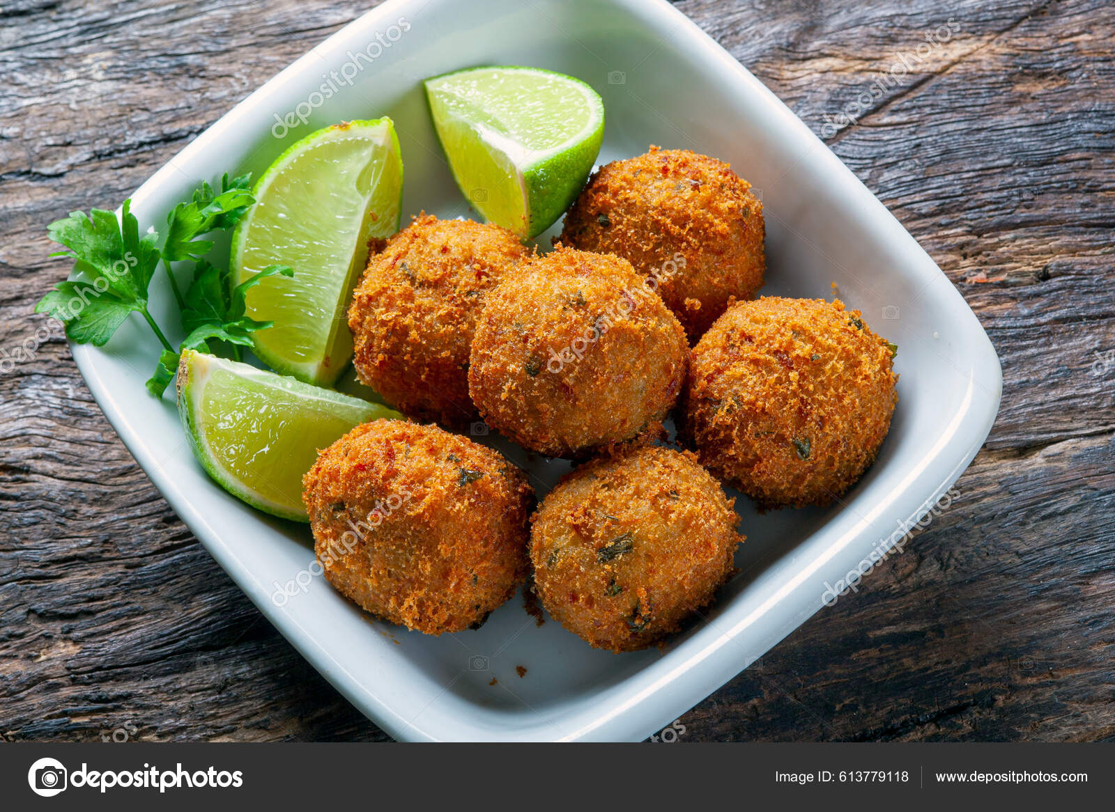 Cod Dumpling Salt Cod Fritters Bunuelos Bacalao Brazilian Snack Bolinho ...