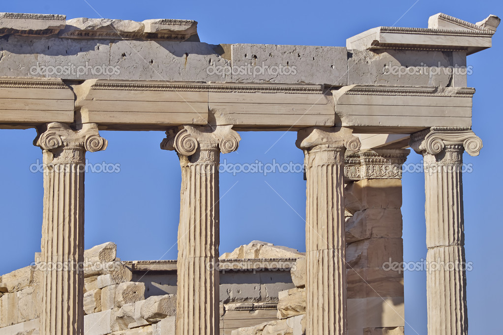 Ionische Ordnung griechischer Tempel — Stockfoto © DimitriosP #49620757