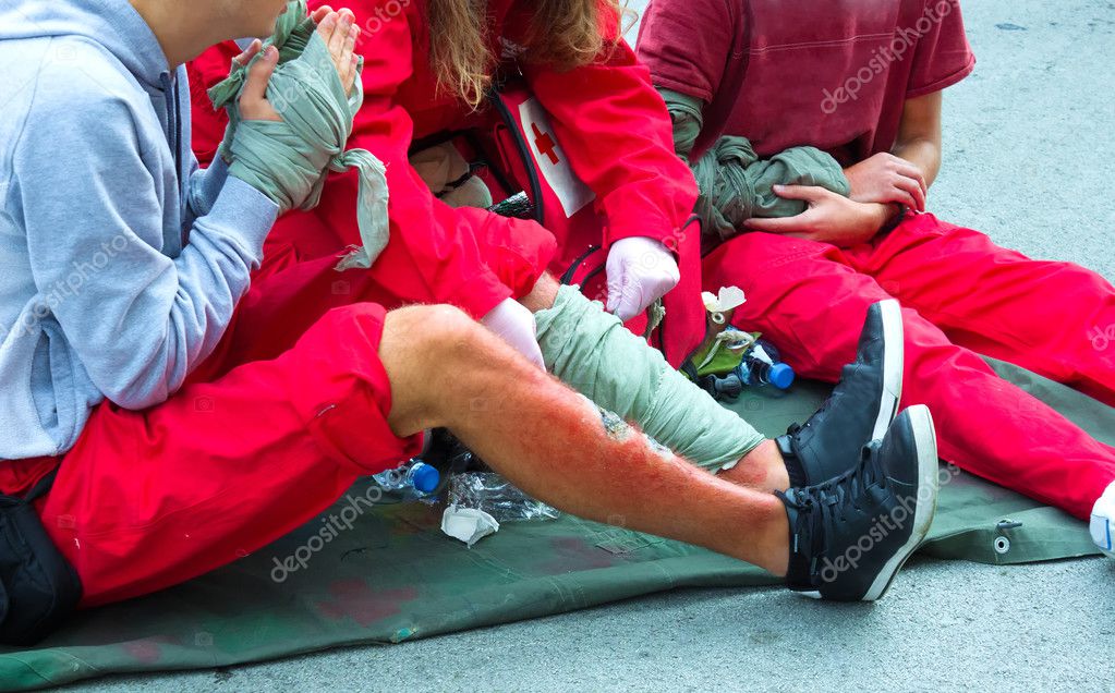 First aid — Stock Photo © overcrew #33883467