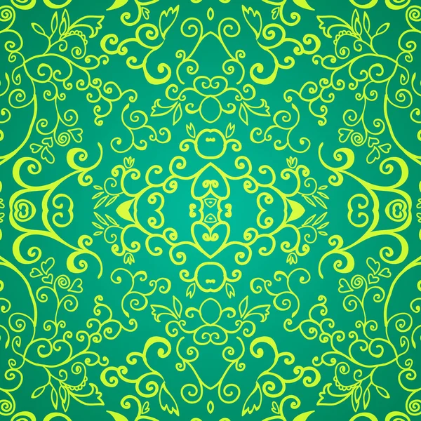 Seamless emerald floral pattern Stock Vector Image by ©AlenaPohu #22545317