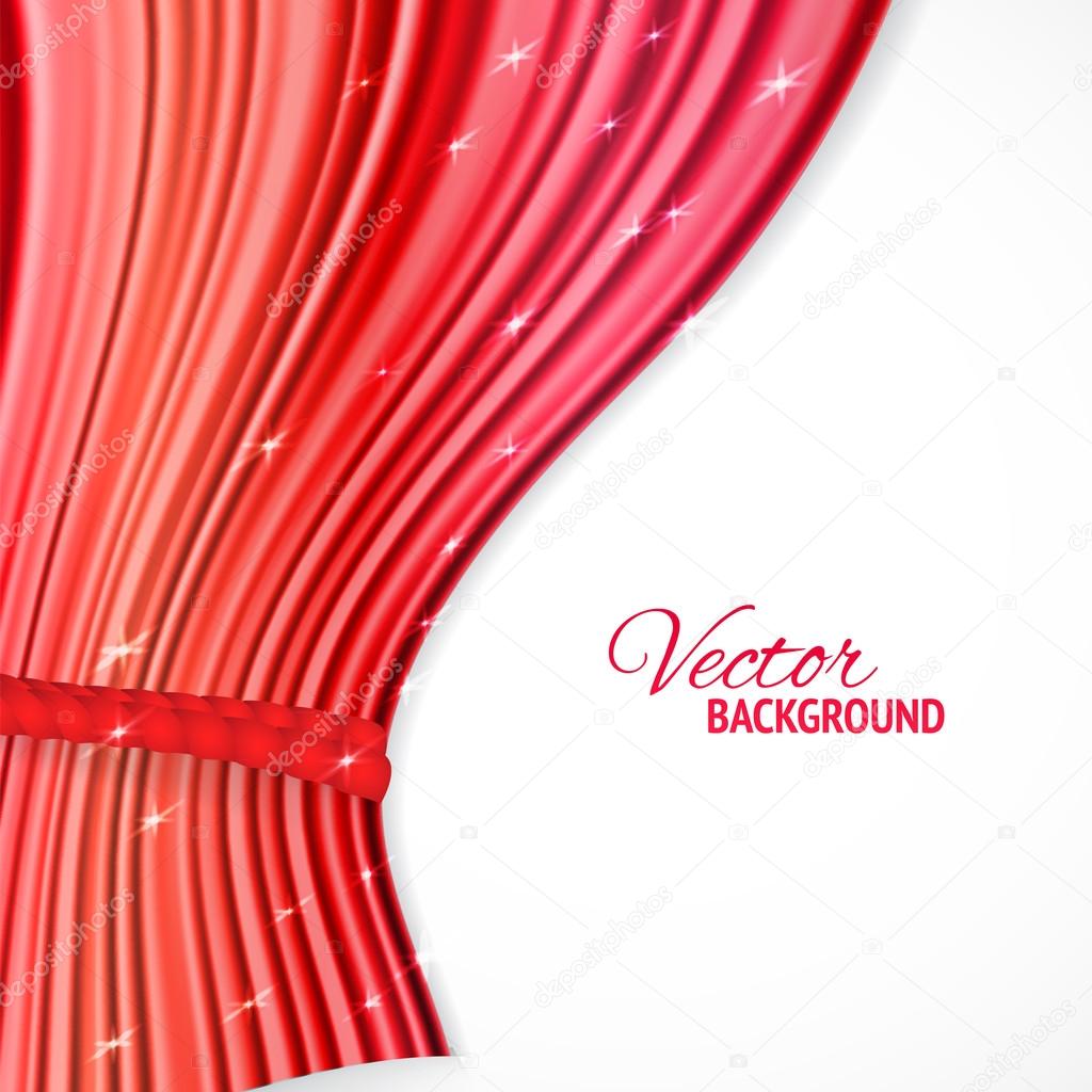 Red background with opera curtains Stock Vector Image by ©AlenaPohu ...