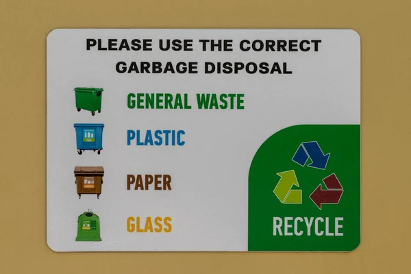 Recycling garbage sign Stock Photos, Royalty Free Recycling garbage ...