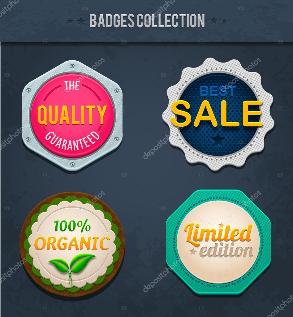 Badges collection Stock Vector Image by ©best_works #38989135