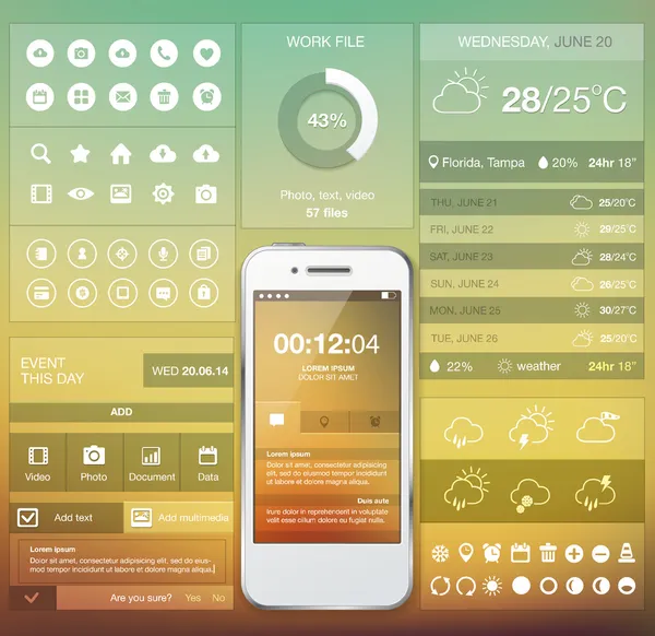 ᐈ Medieval ui kit stock vectors, Royalty Free ui illustrations ...
