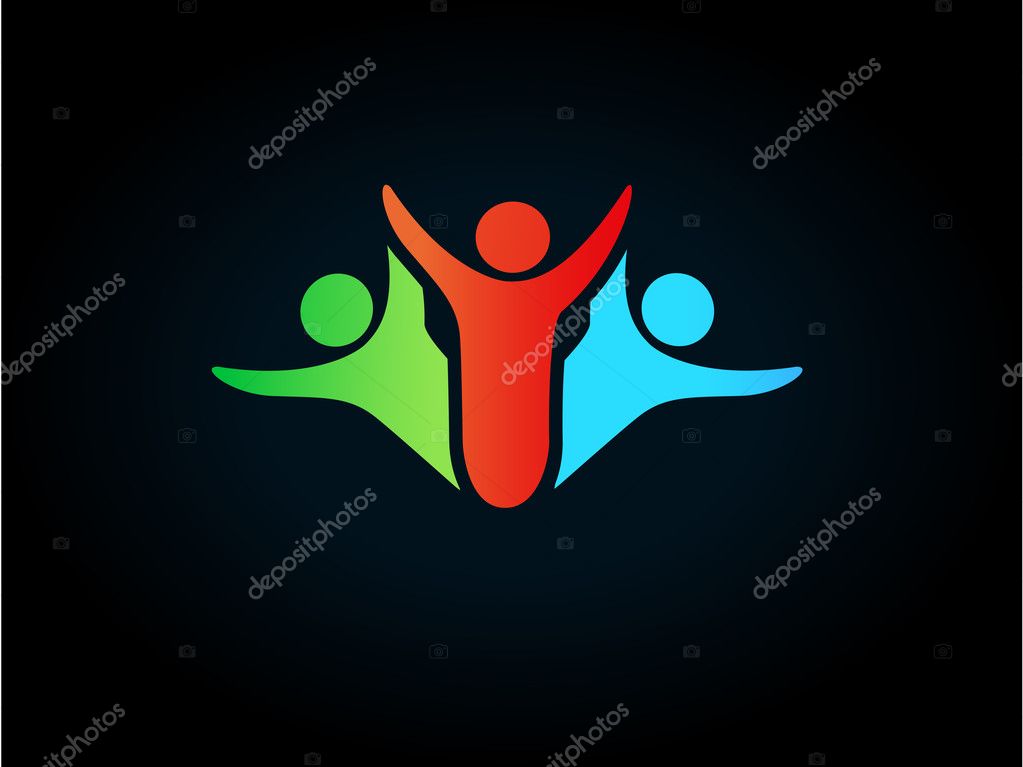 Vector human symbol - logo, icon Stock Illustration by ©Rena_Design ...