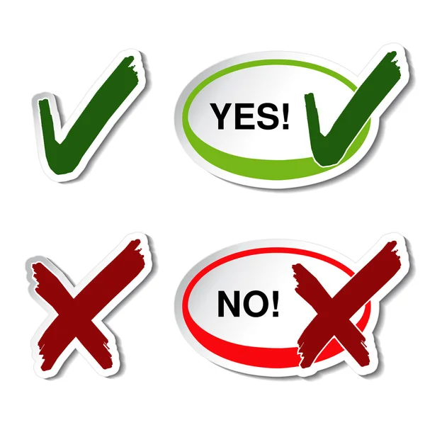 ᐈ Yes no sign stock vectors, Royalty Free yes no illustrations ...