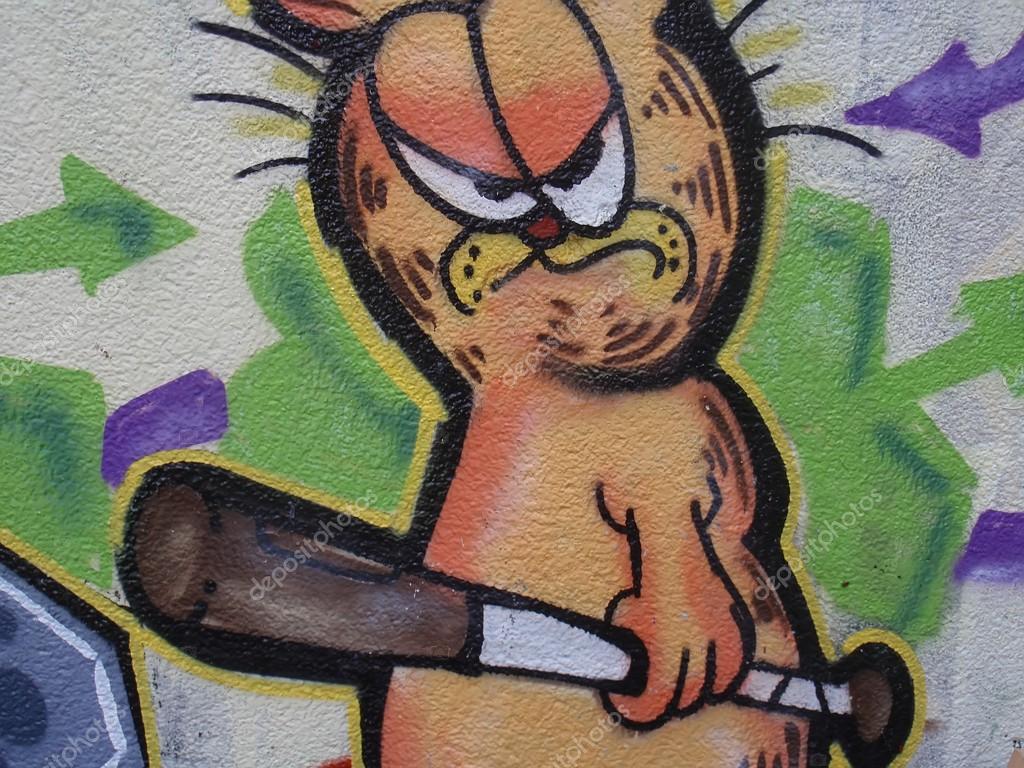 GARFIELD GRAFFITI DETAIL — Stock Photo © Premuda #12586848