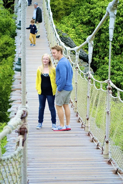 On the rope bridge – Stock Editorial Photo © Siempreverde #13658610