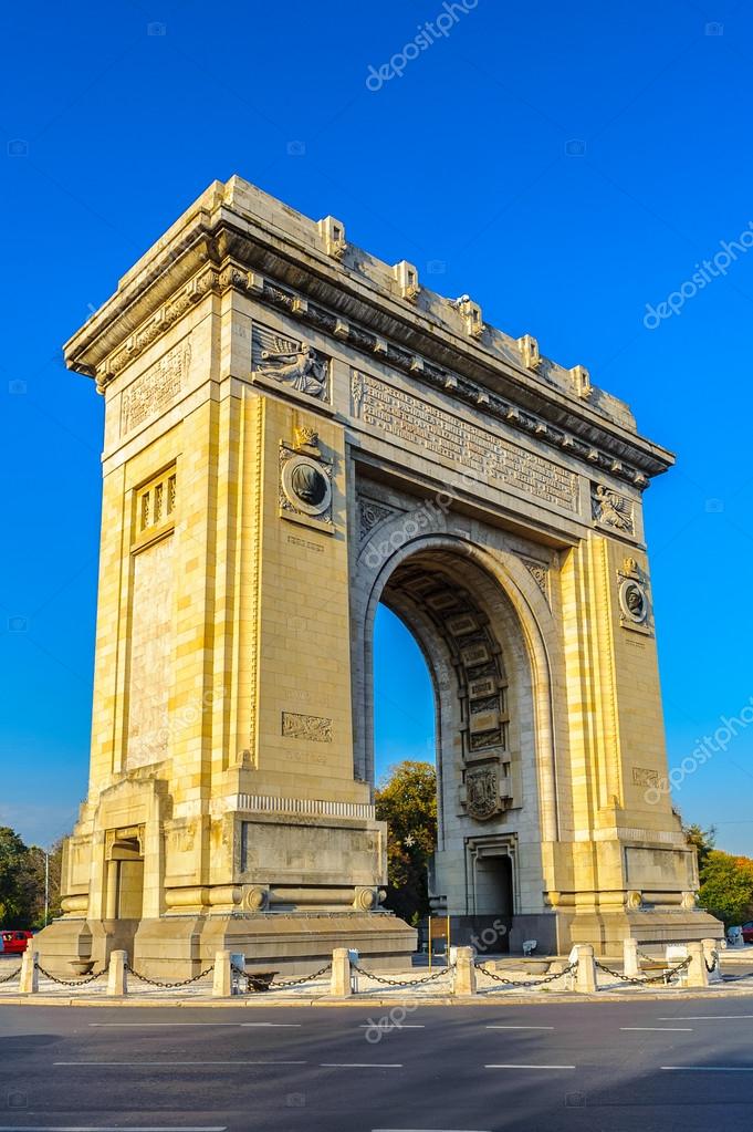 Architecture of Bucharest, Romania — Stock Photo © Siempreverde #34981883