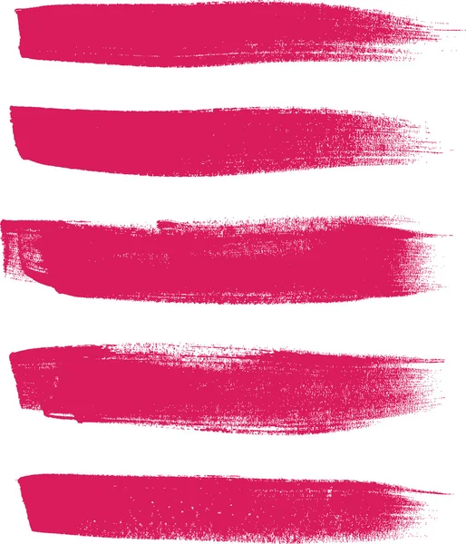 Pink vector brush strokes collection Stock Vector Image by ©foxiedelmar ...