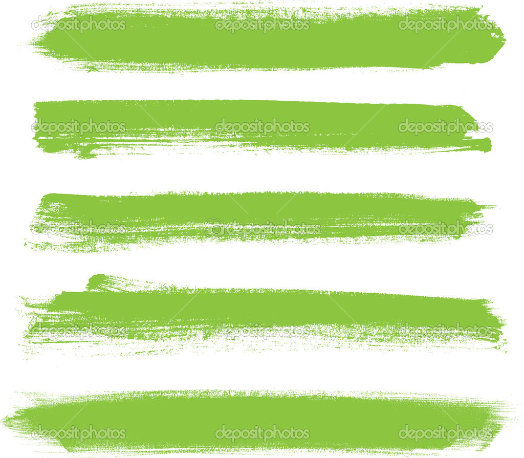 Green vector brush strokes collection — Stock Vector © foxiedelmar ... Green vector brush strokes collection — Stock Vector © foxiedelmar ...