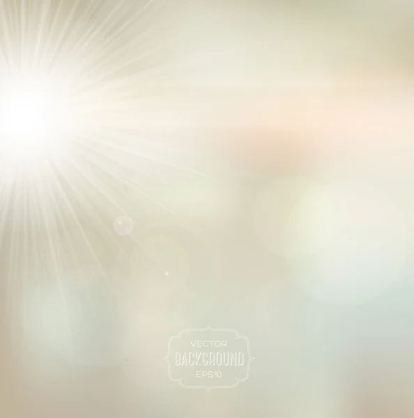 Vector light and subtle background with shiny sun over a pale pink sky ...