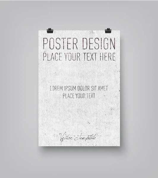 Blue old vintage weathered cardboard poster Stock Vector Image by ...