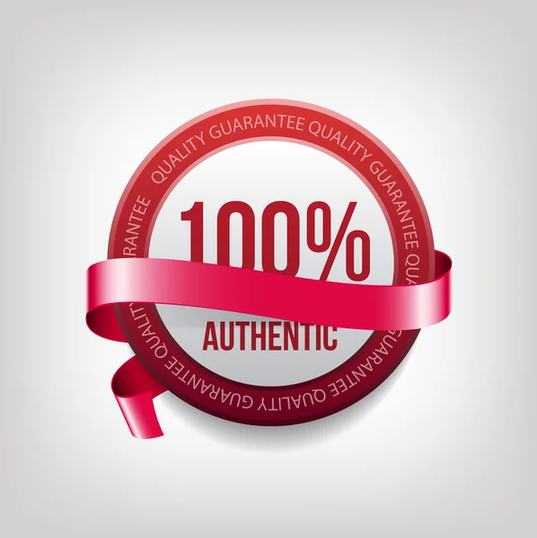 Vector green round plastic badges with decorative ribbons Stock Vector ...