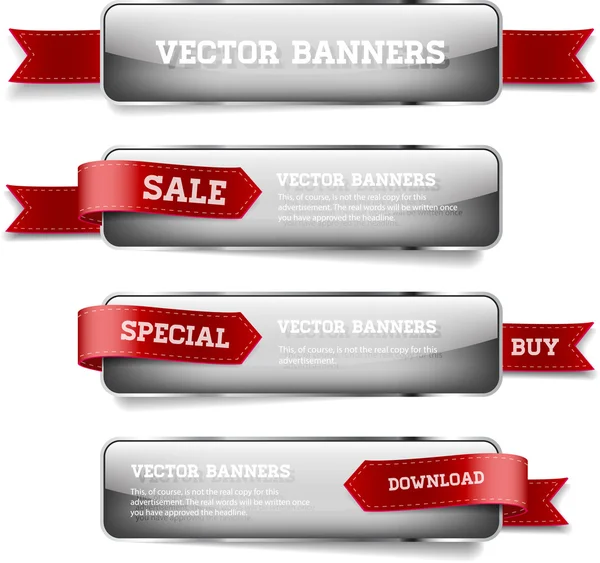 Red satin sticker Vector Art Stock Images | Depositphotos