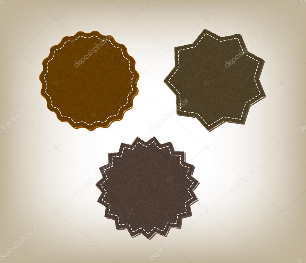 A set of vector promo leather suede textured banners Stock Vector Image ...