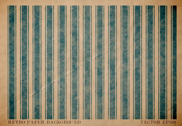 Vector vintage worn out paper card with worn out green striped ...