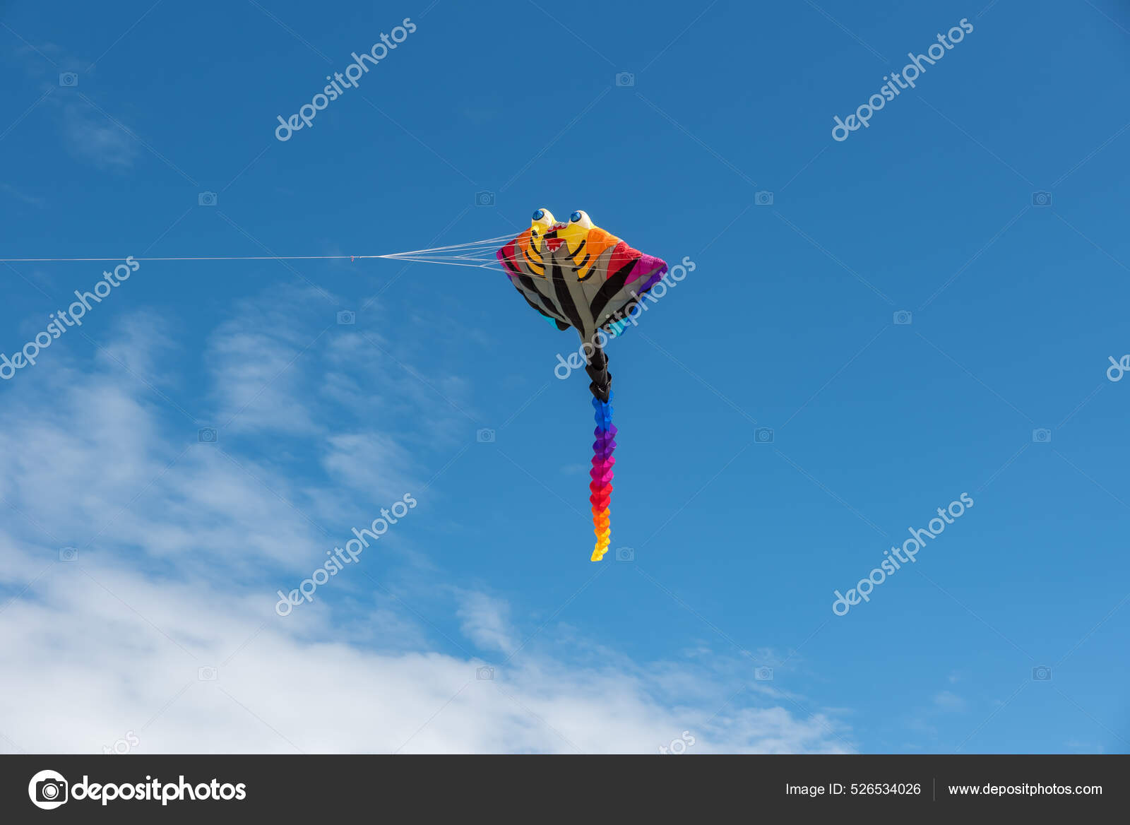 Colorful Kites Flying Sky — Stock Photo © fpwing_c #526534026