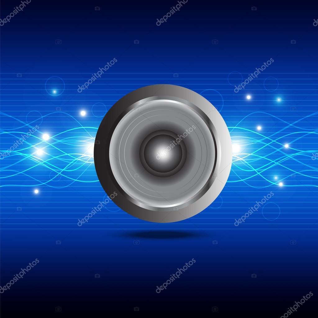 Sound wave from speaker Stock Vector Image by ©fotographic1980 #14083216