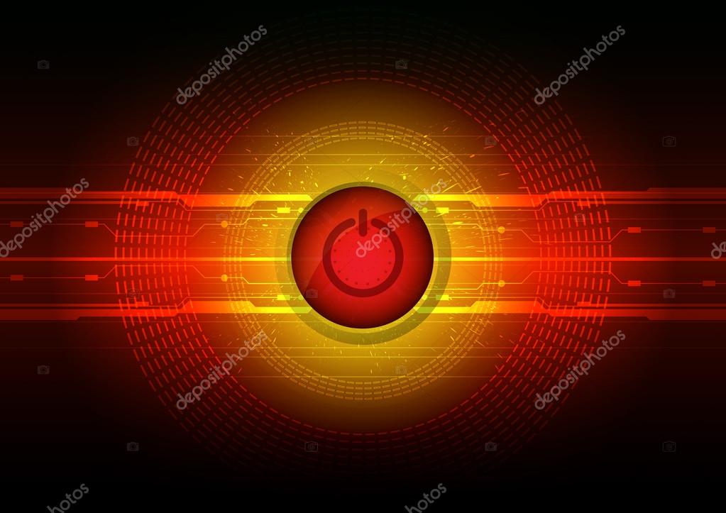 Power button and technology Stock Vector Image by ©fotographic1980 ...