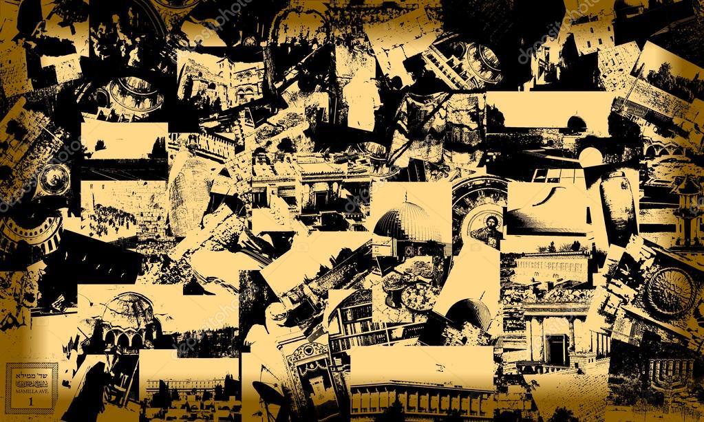 Welcome to Jerusalem background — Stock Photo © Flik47 #36359293