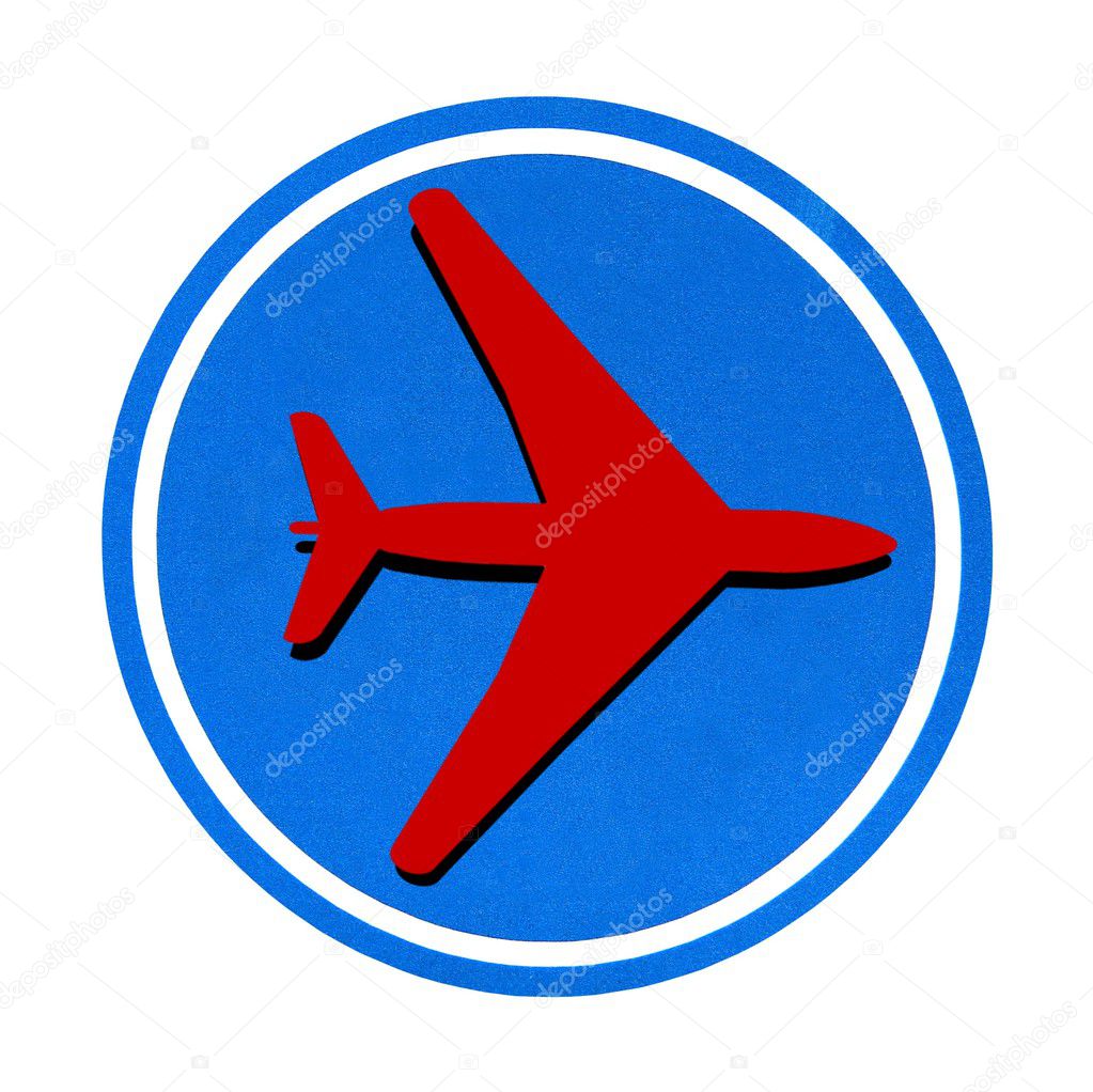 Airplane sticker — Stock Photo © Flik47 #47767825