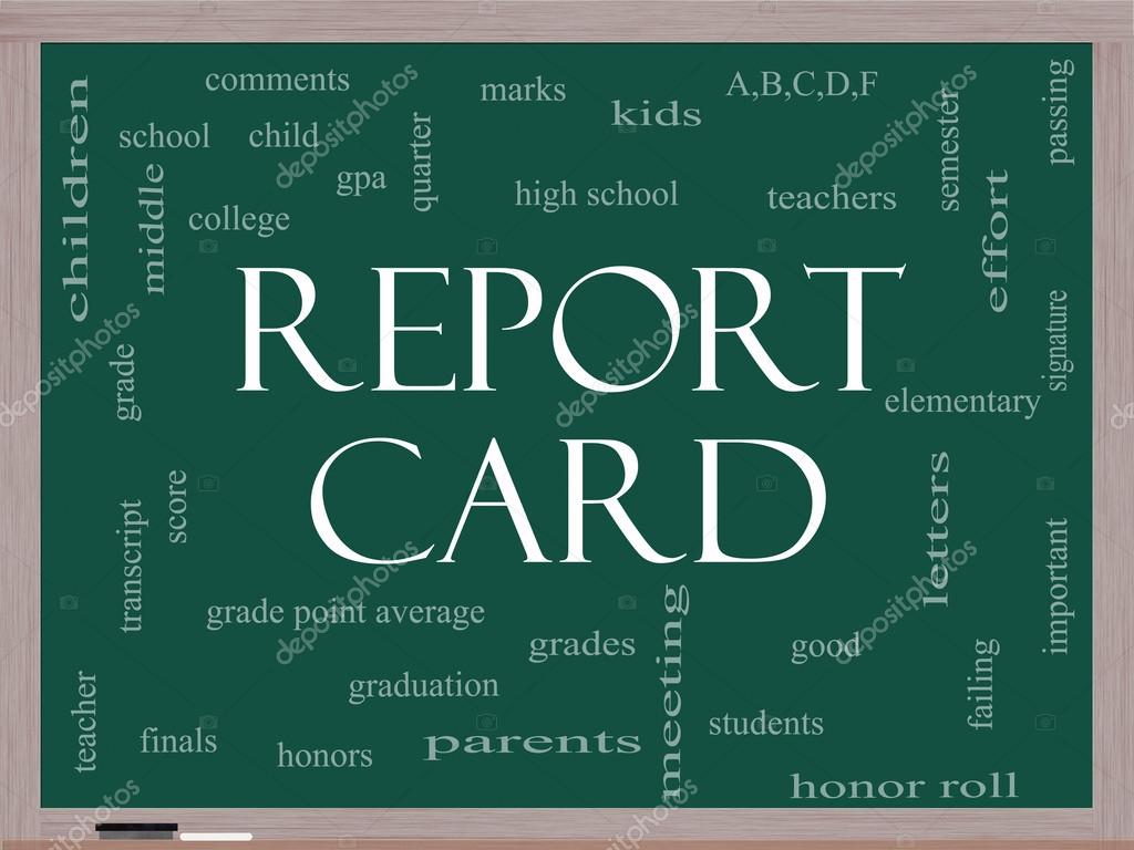 Real Bad Report Card